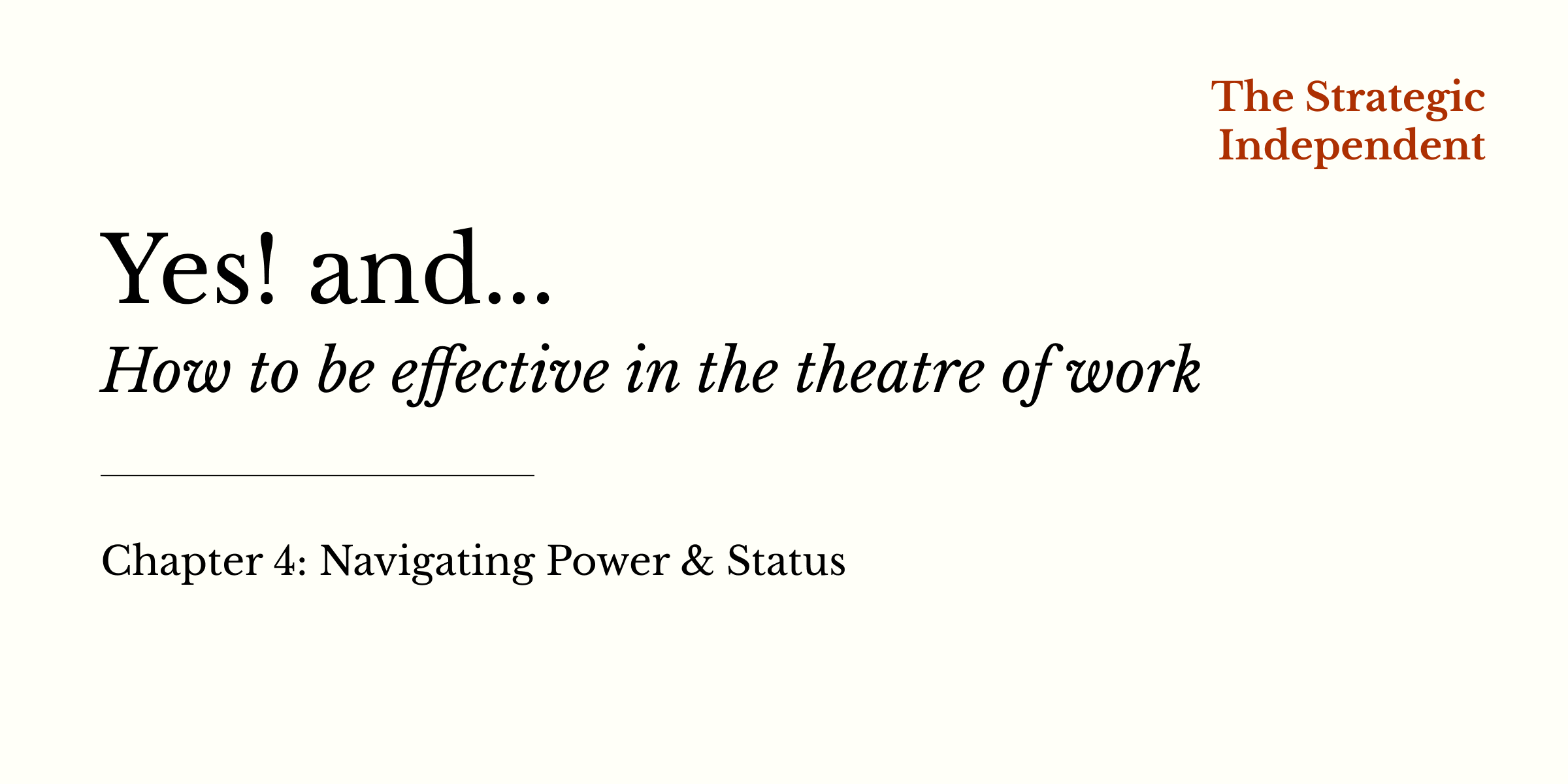 Navigating Power & Status Navigating Power & Status